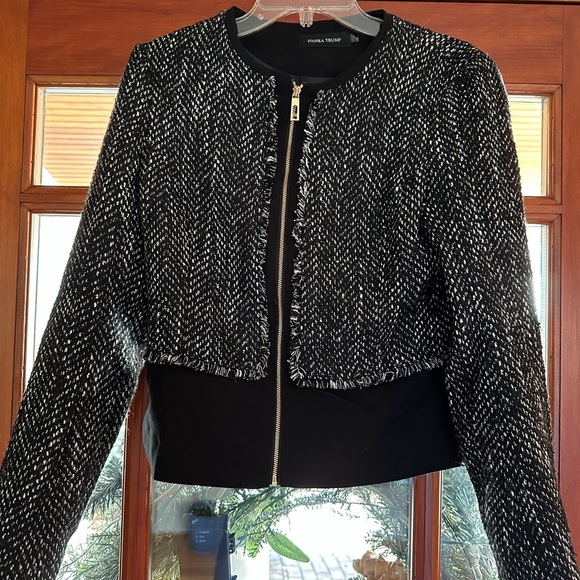 Ivanka Trump | Jackets & Coats | Ivanka Trump Tweed Jacket | Poshmark